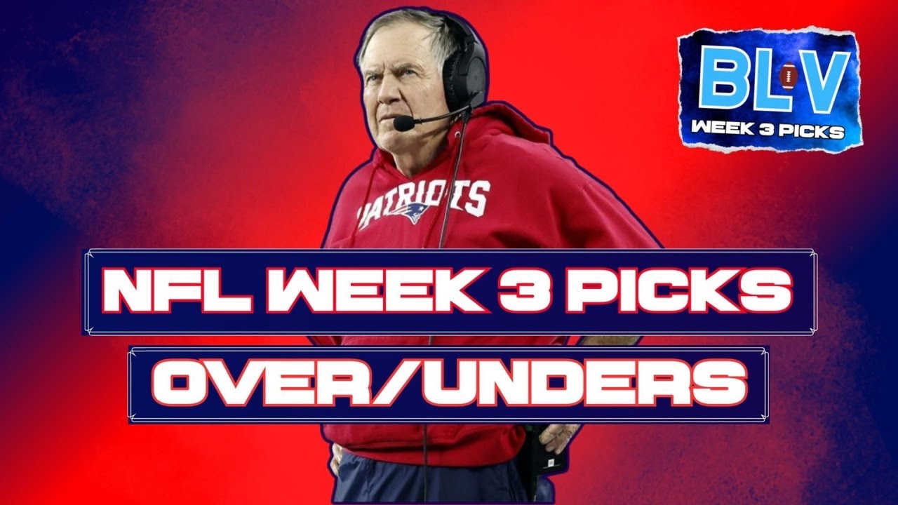 Picking EVERY NFL Week 3 Over/Under - YouTube