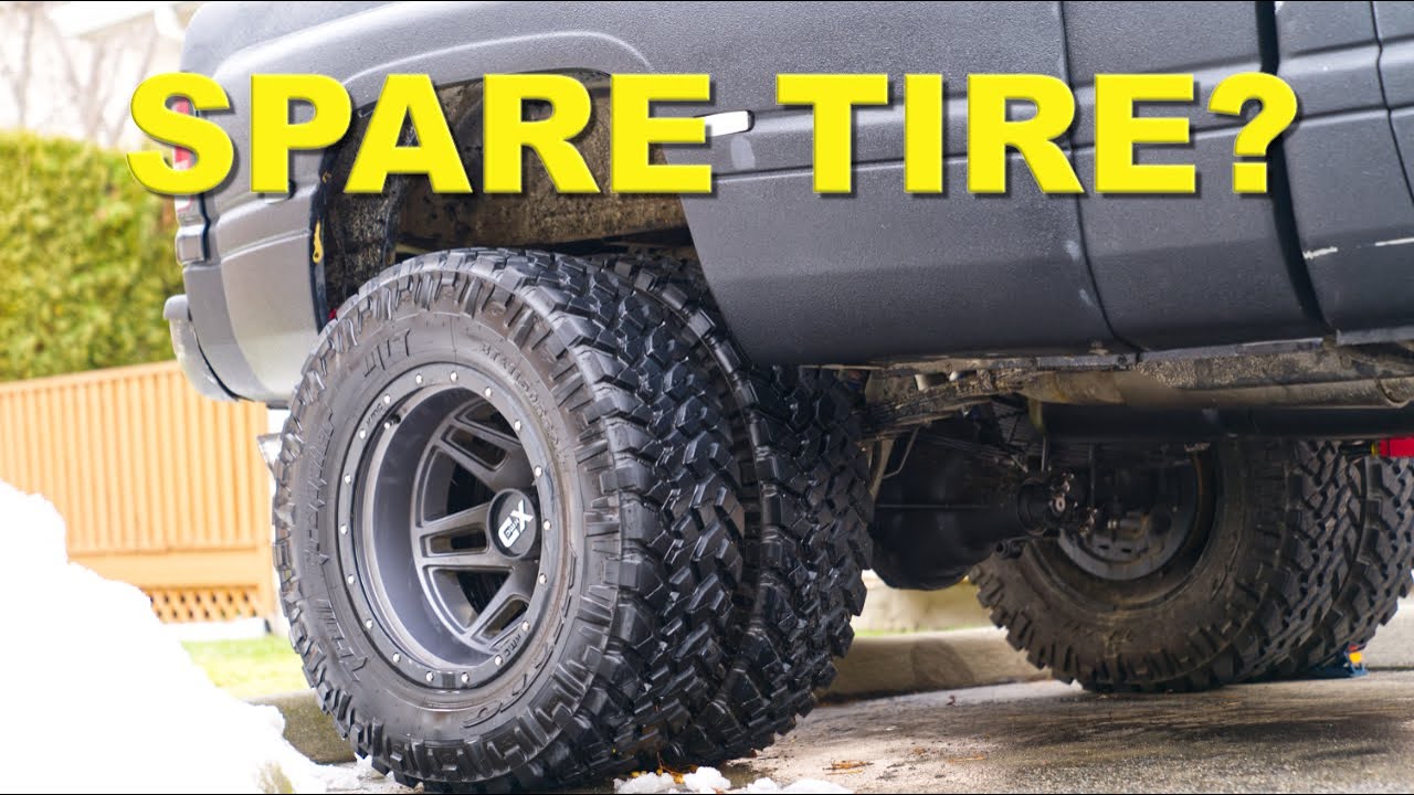 Spare Tire on a Lifted Dually? - YouTube