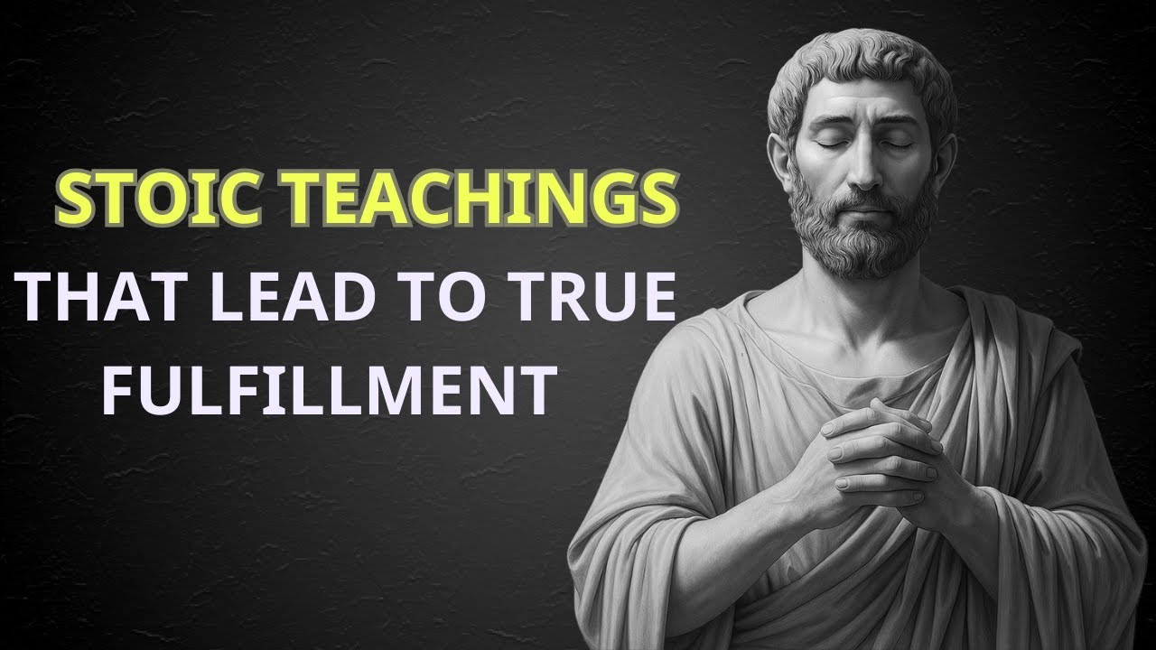 Stoic Teachings That Lead to True Fulfillment | Stoic Temper - YouTube