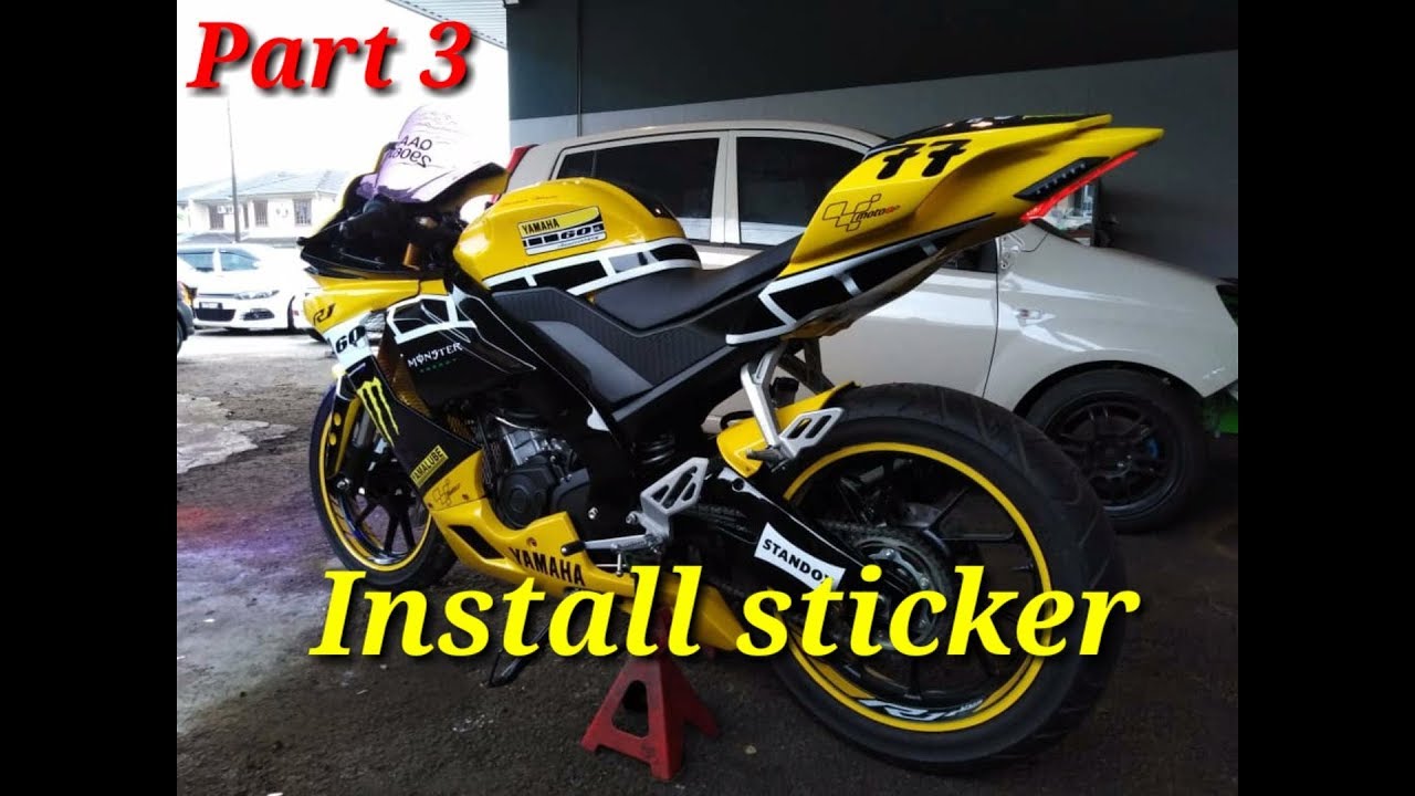 R15 V3 convert R1m install sticker - YouTube