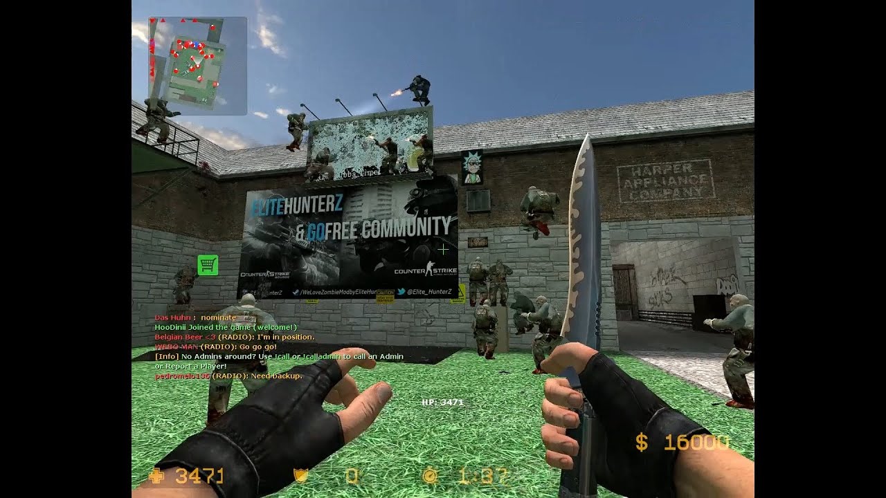 Zombie jumpers part 2 in Counter-Strike: Source (CSS) - Zombies (14 ...