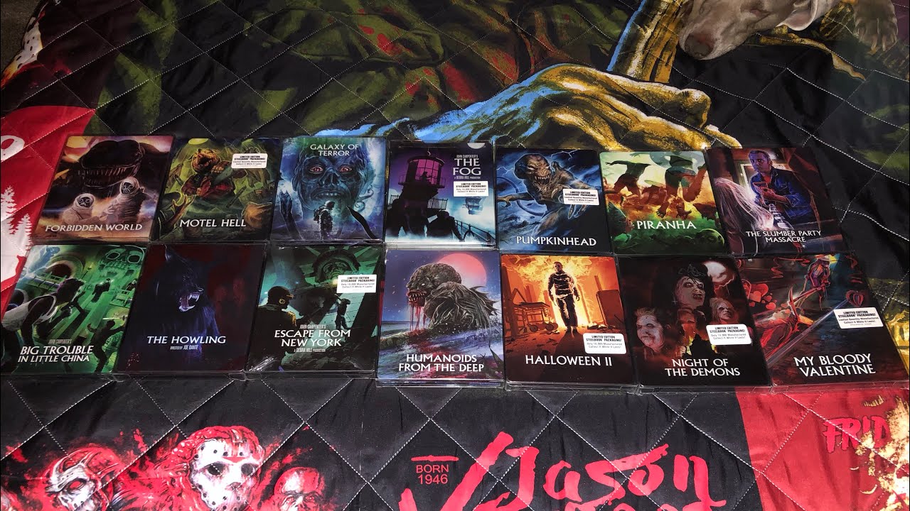 Scream Factory Steelbook Collection Overview, Blu Ray DVD Horror Sci Fi ...
