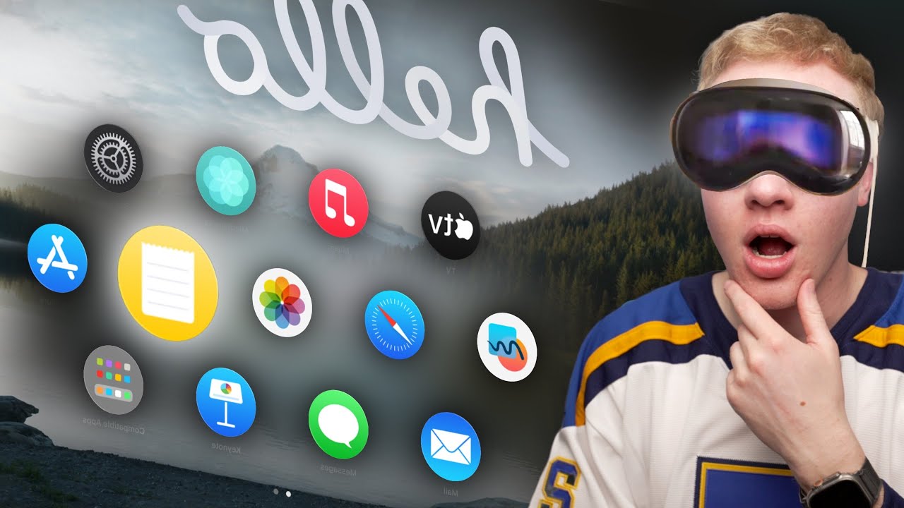 Apple Vision Pro! HANDS-ON WITH visionOS! - YouTube