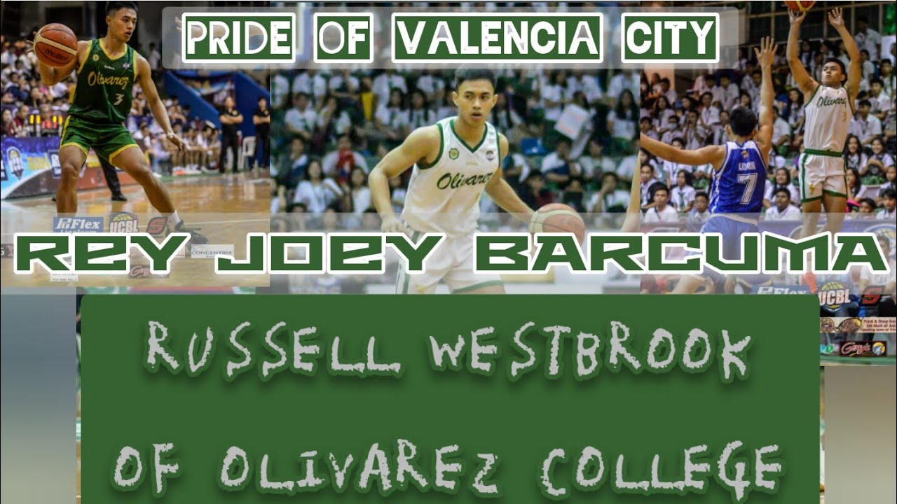 REY JOEY BARCUMA, RUSSELL WESTBROOK NG OLIVAREZ COLLEGE..ATHLETIC POINT ...