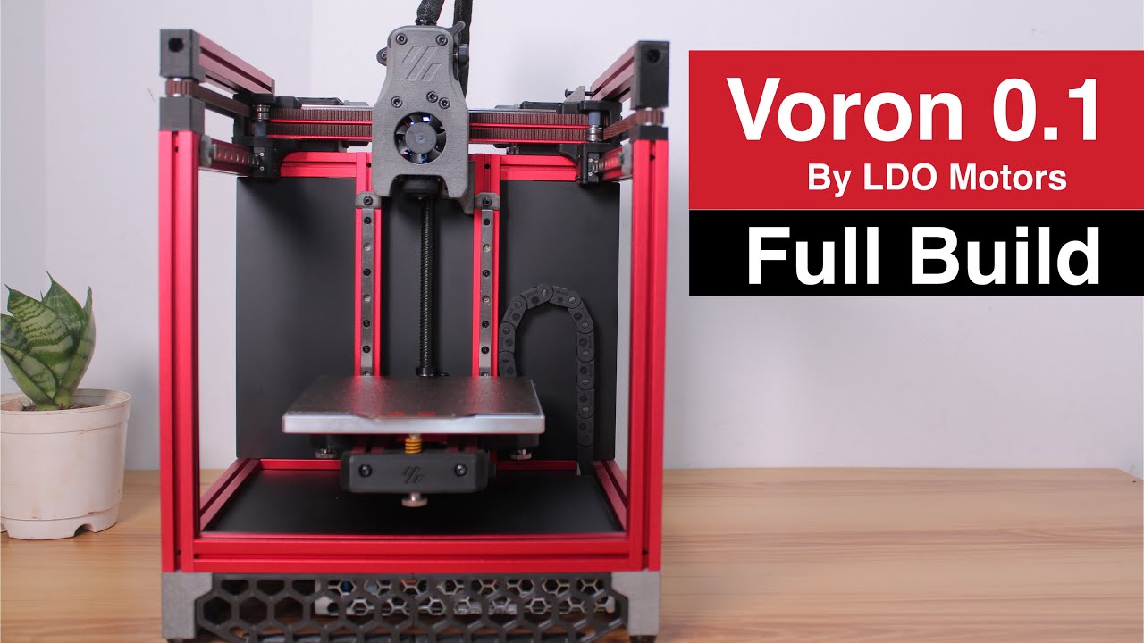 Voron V0.1 3D Printer Full Build | LDO Motors Kit - YouTube