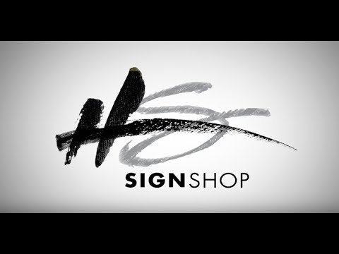HS Sign Shop: Custom Signage - YouTube