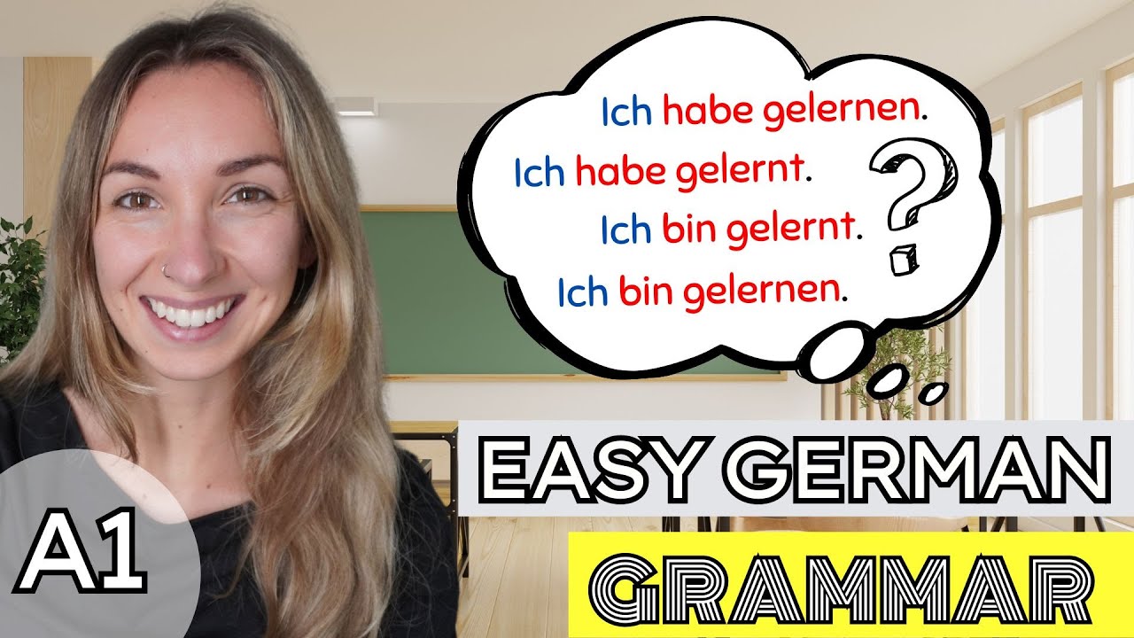 Easy German Lesson: PERFECT TENSE (German Grammar | Deutsche Grammatik ...