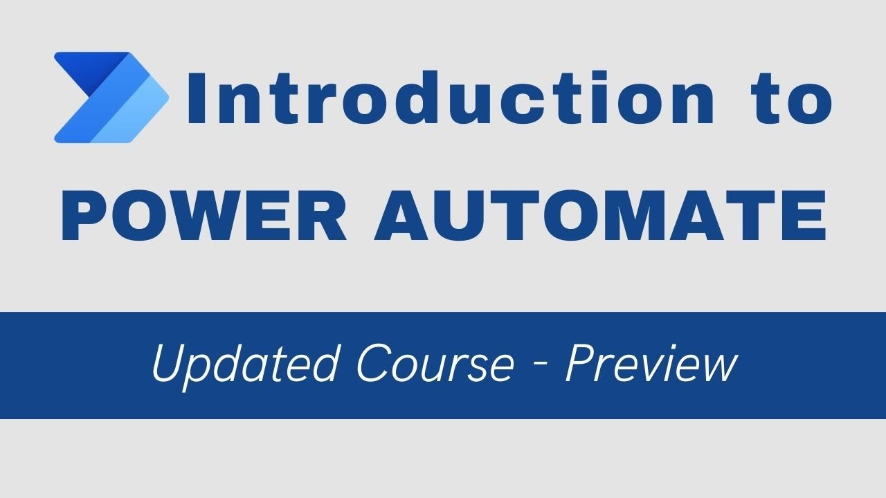 Introduction to Power Automate [Course Preview] - YouTube
