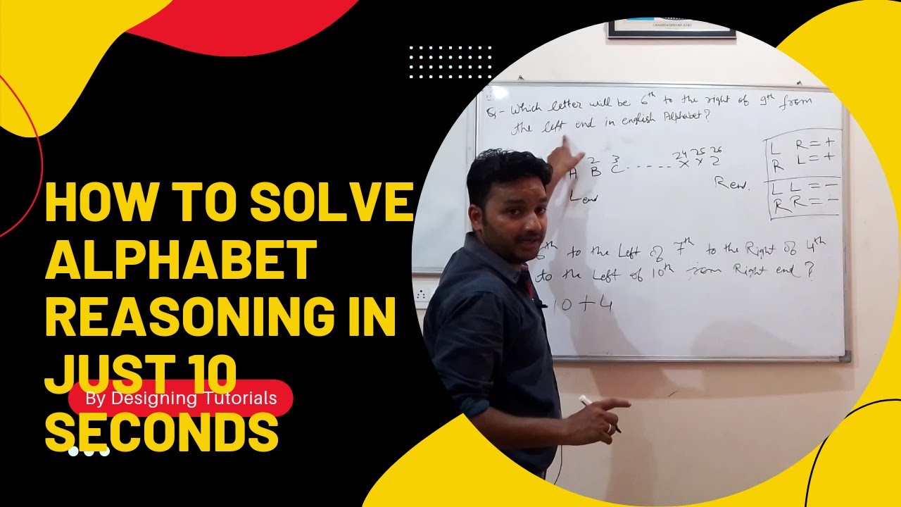 Reasoning Alphabet Reasoning Class 02. How to Solve Alphabet problems ...