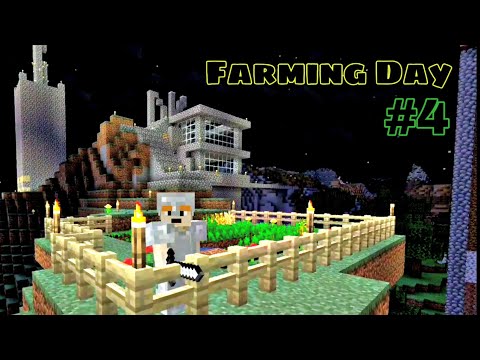 Farming Day - Minecraft survival part 4 - YouTube
