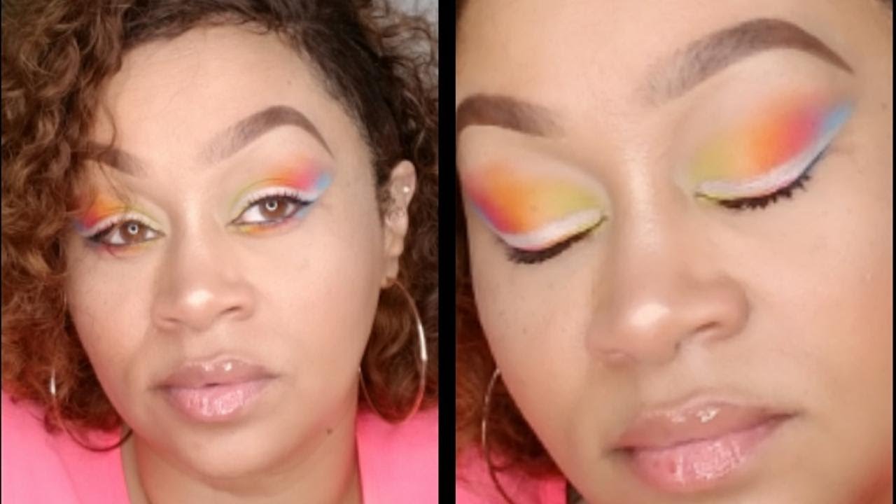 Easter Egg Inspired Colorful Eye Makeup | It's Your Beauty - YouTube