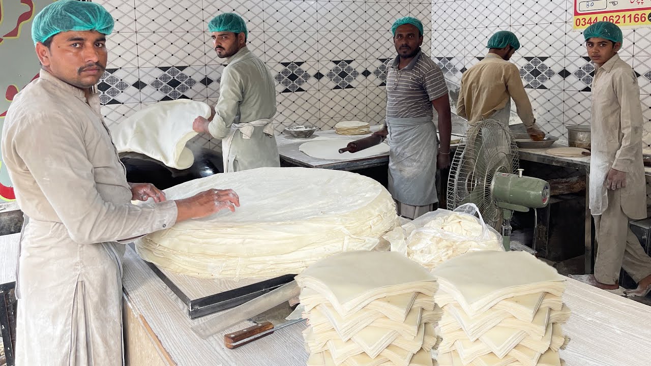 Manda Roti Recipe | Street Roll and Samosa Patti | Dough Machine ...