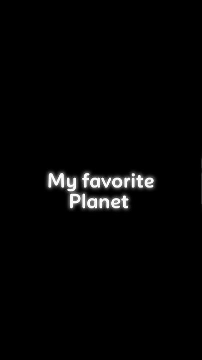 My favorite planet ️ / Are you like me ? - YouTube