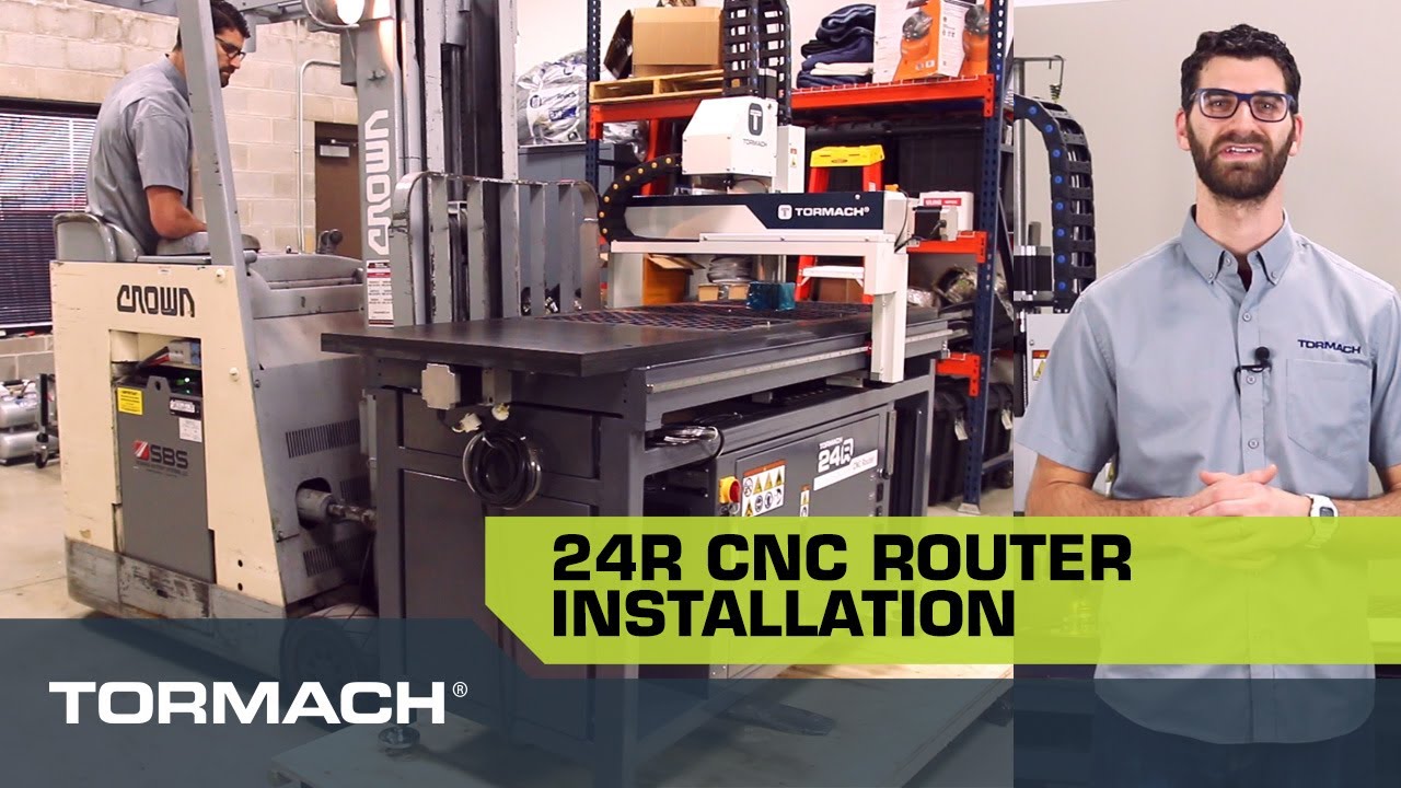 How to Setup and Install the Tormach 24R CNC Router - YouTube