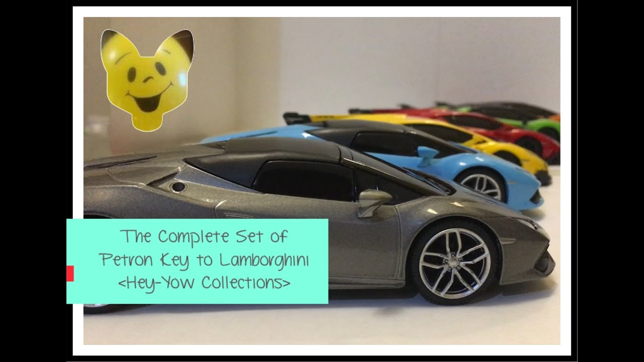 The Complete Set of Petron Key to Lamborghini featuring the Aventador ...