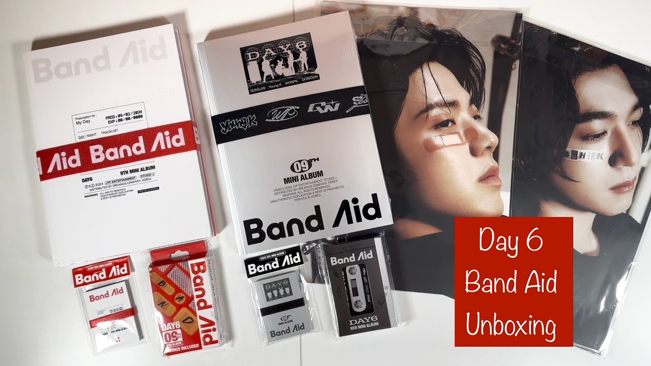 Unboxing: Day 6 Band Aid [Band Aid, Rock Band, 2 Nemo Versions] - YouTube