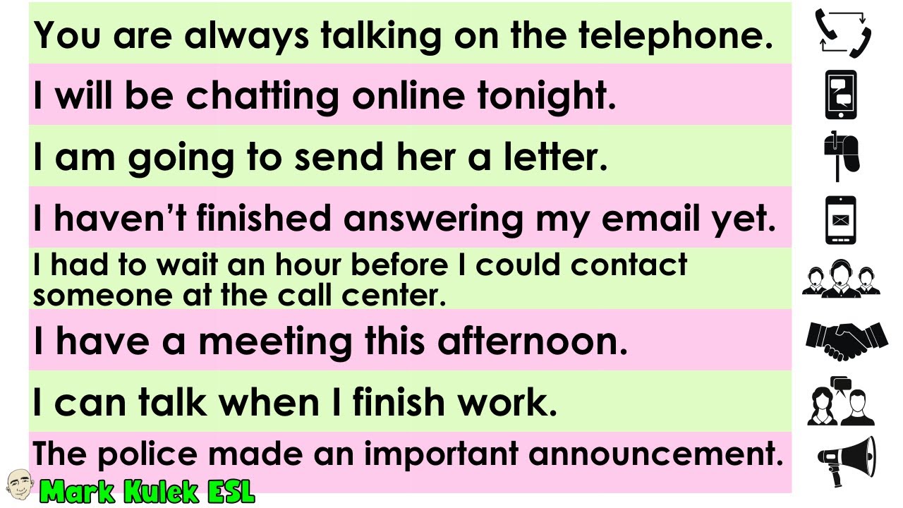 Communication - match sentences with its picture (#6) | Reading ...