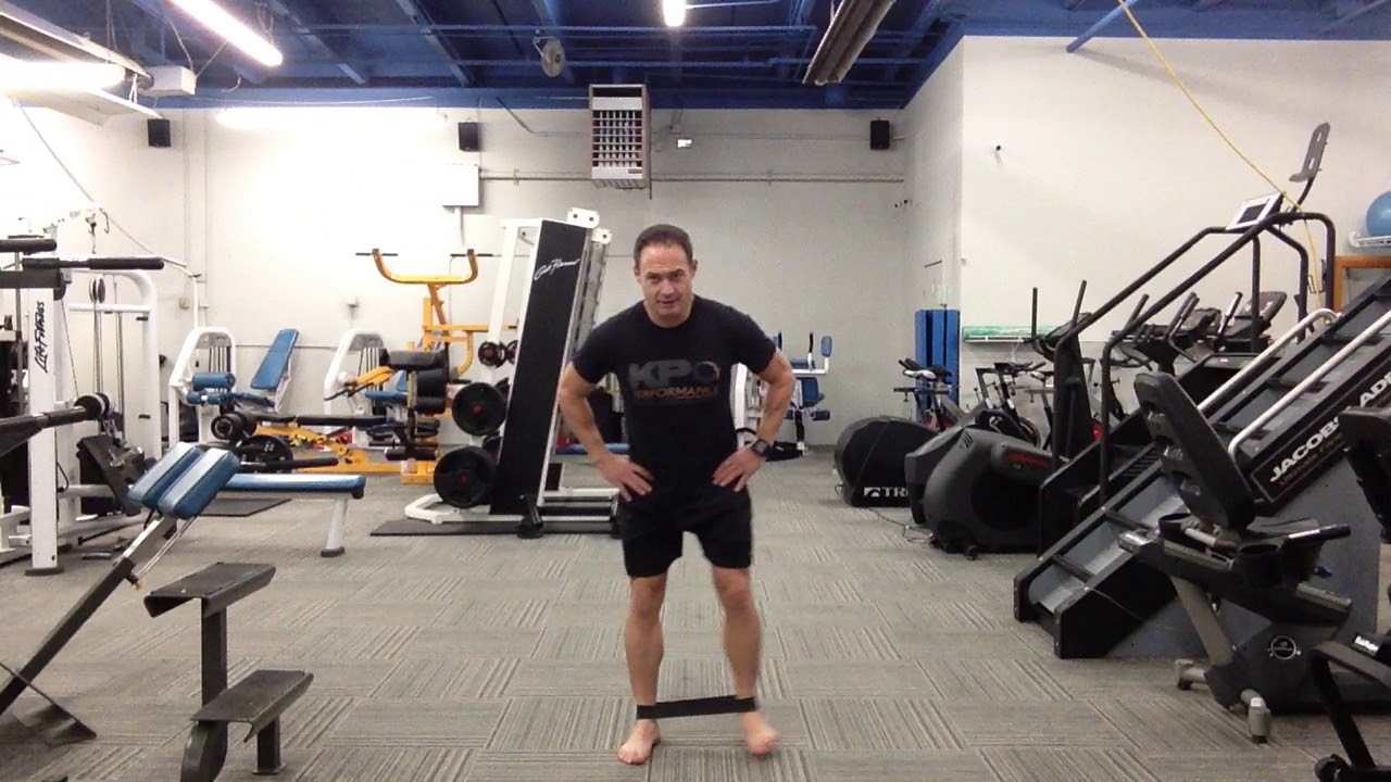 4 Part Lateral Band Steps - YouTube