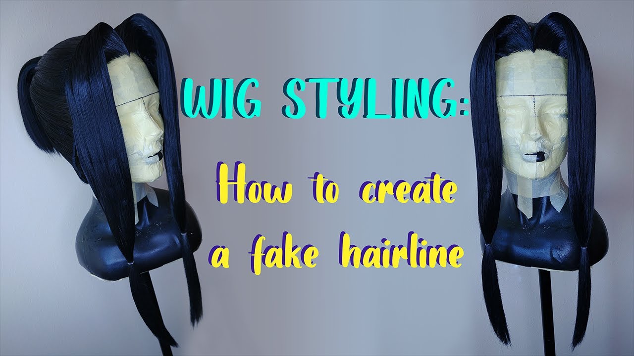 ️ WIG STYLING : How to create a fake hairline ️ - YouTube