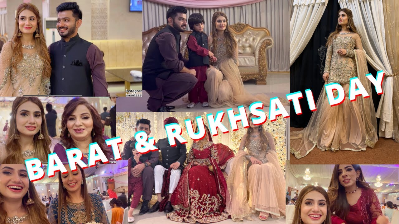 Wedding Day Vlog | BARAT & RUKHSATI ️ Shaadi in FAMILY |SidraMehran ...