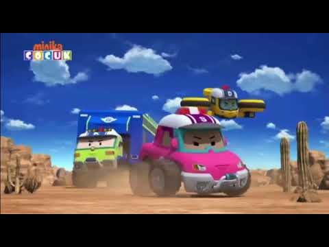 Robocar Poli çölde kurtarma macerası yarın 19:30 minika çocukta