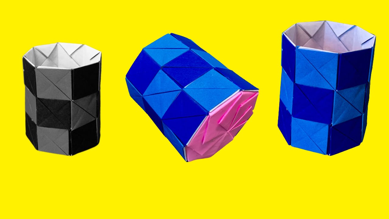 How to Fold A 8-Sided Box💕Hướng Dẫn Xếp Hộp 8 Cạnh 💕Loves Crafts - YouTube