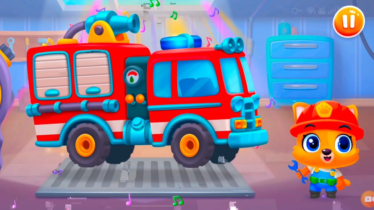 Builder Cat Episode: 5 - Extinguishing and Renovating the Burning ...