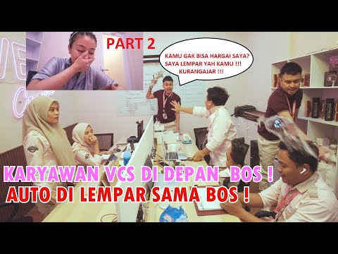 BEGINI JADINYA ! KARYAWAN BERANI VCS DI DEPAN BOS ! AUTO KENA LEMPAR