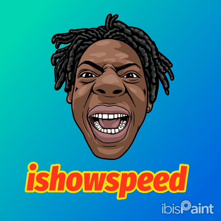 Cartoon drawing @IShowSpeed using Ibispaintx #cartoon #cartoons # ...