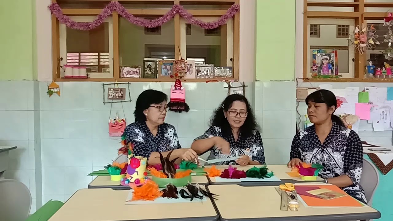 Proyek SBdP bulu ayam, SD Joannes Bosco Yogyakarta - YouTube