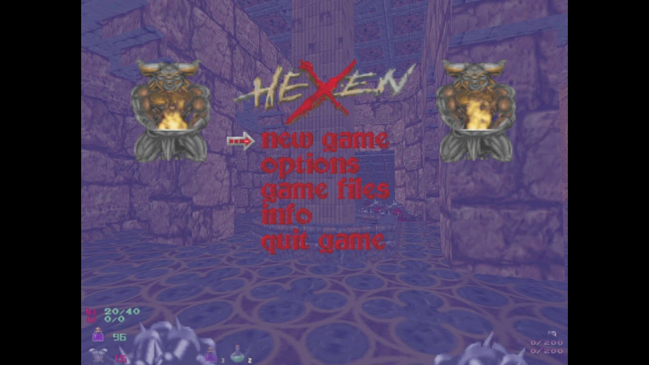 Let's Play HeXen 1 Fighter/Baratus:Haymaking In The Halls - YouTube