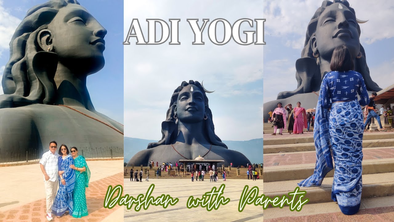 Adi Yogi Darshan with Parents after receiving USA Visa | Isha ...