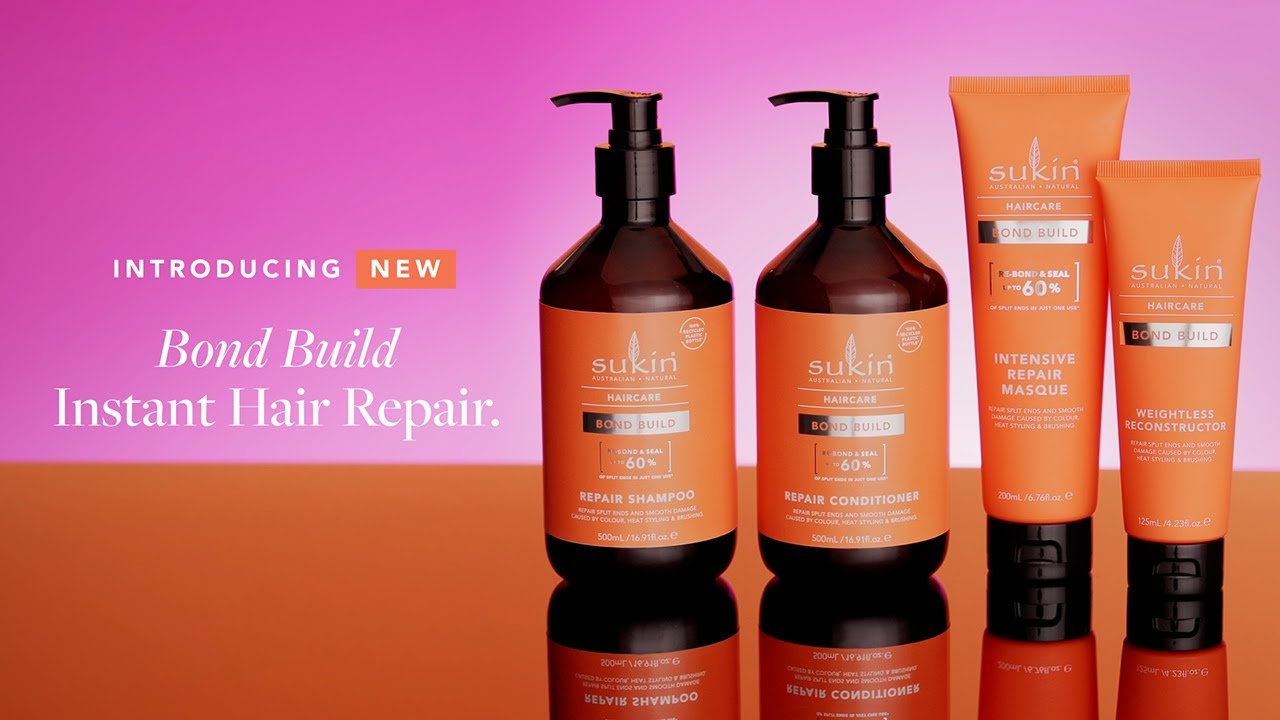 Sukin's NEW Bond Build Repair Haircare - YouTube