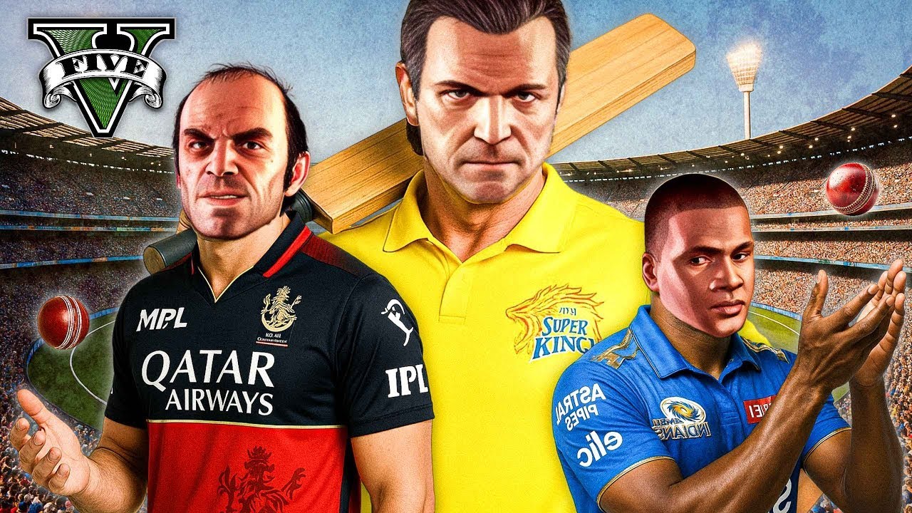 IPL in GTA 5 | GT VS RCB FINAL Thriller Match! - YouTube