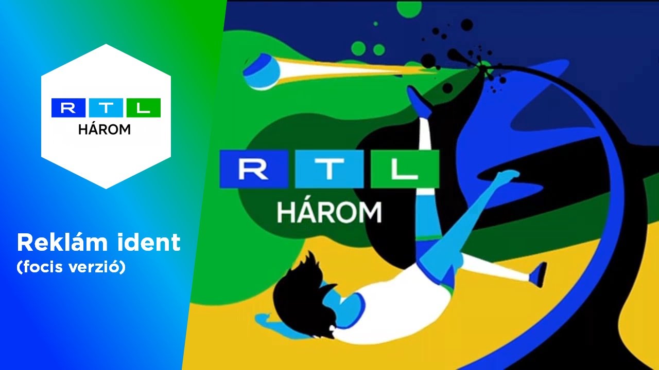 RTL Három - Reklám ident (focis verzió) - YouTube