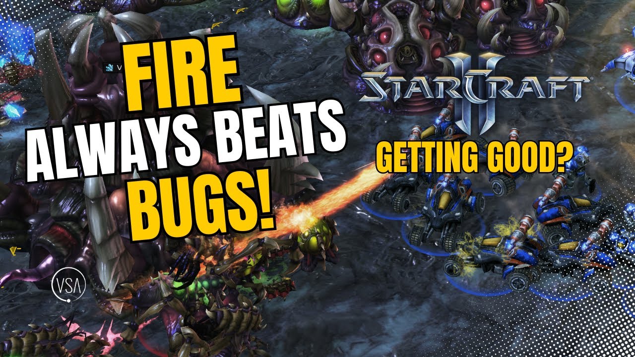 MORE FIRE! - Starcraft 2 - Getting Good - Silver League 1v1 Terran Vs ...