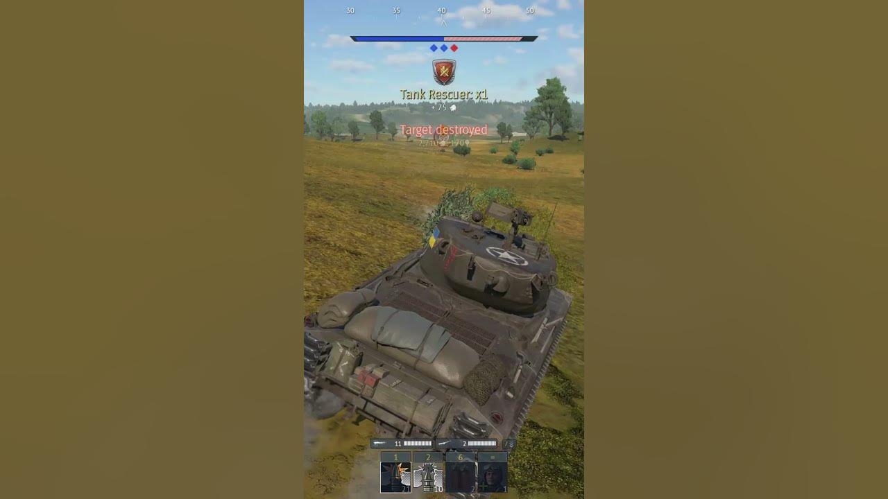 M4A3E2 (76) W in War Thunder. The best heavy tank. #shorts #jumbo # ...