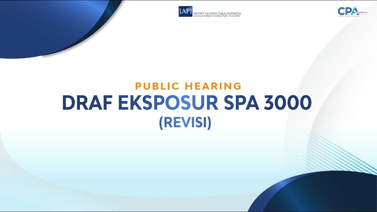 DRAF EKSPOSUR SPA 3000 (Revisi) - YouTube