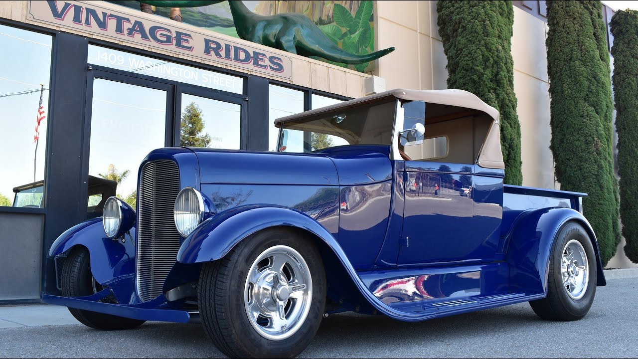 1928 Ford Model A Roadster SORRY SOLD Pick-Up Street-Rod - YouTube
