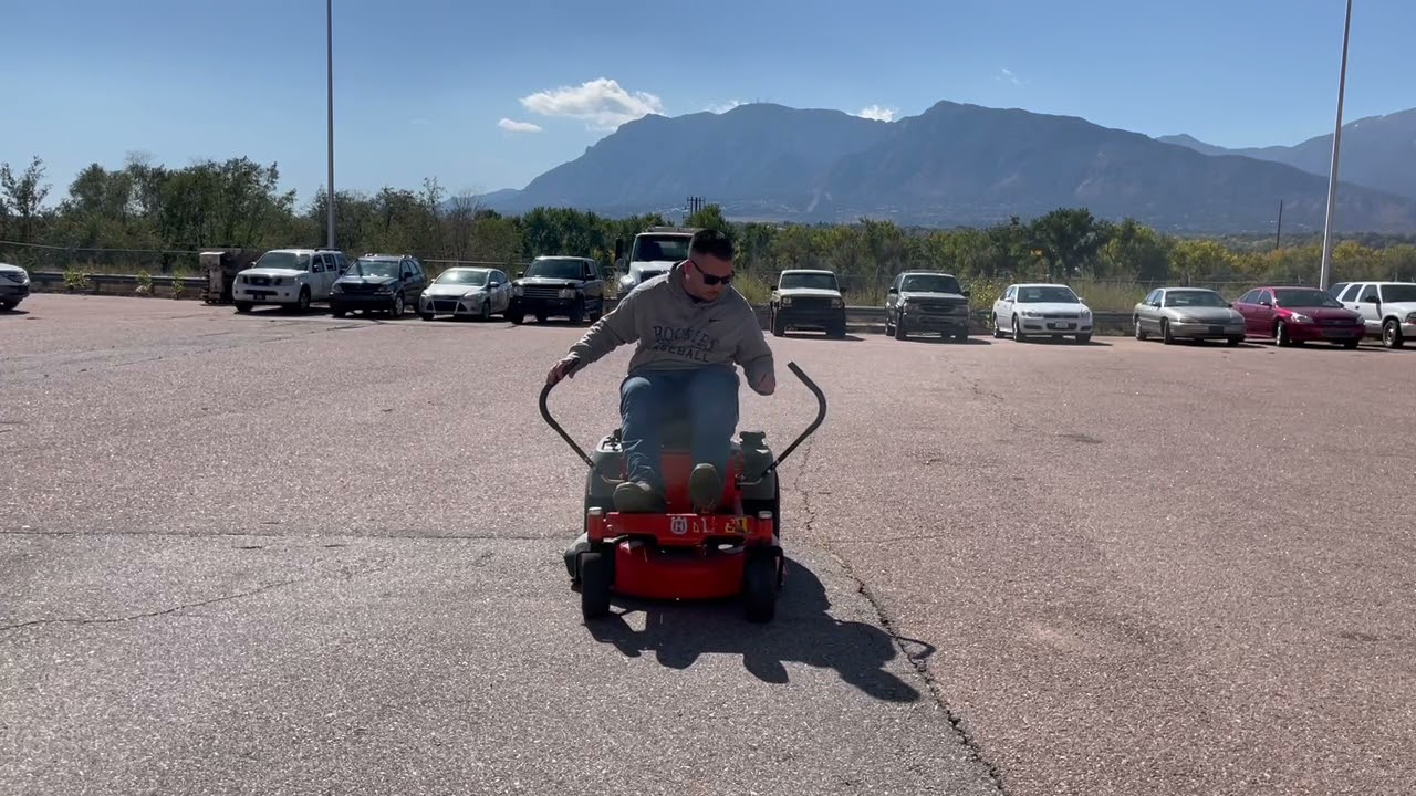 Auction #2911381 - Husqvarna RZ3016 16.5HP Zero-Turn Riding - YouTube