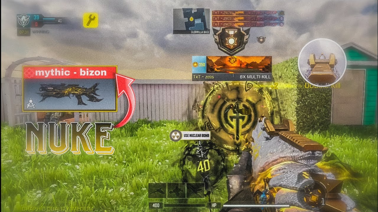 deadly rush with mythic - bizon #codm - YouTube