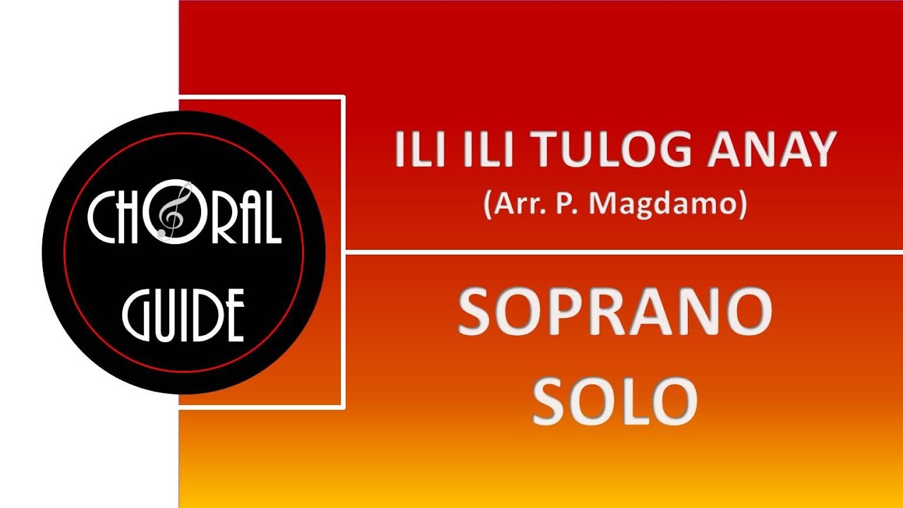 Ili-Ili Tulog Anay SOPRANO SOLO - YouTube