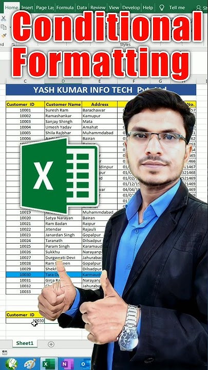 Conditional formatting in Excel #shors#ytshorts#shortfeed#viralshorts##msexcel#trending#excel ...