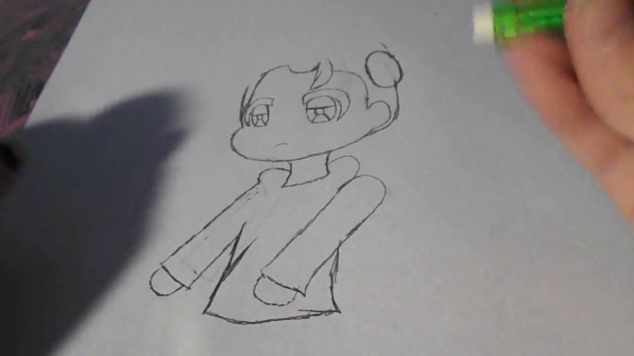 Random 2's Drawing of Connor from DBH(forgot to add the tail for him ...