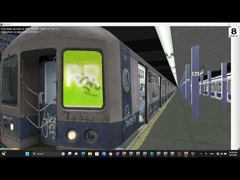 Openbve 1973 1977 R42 RR Train Arriving & Departing at 86th Street - YouTube