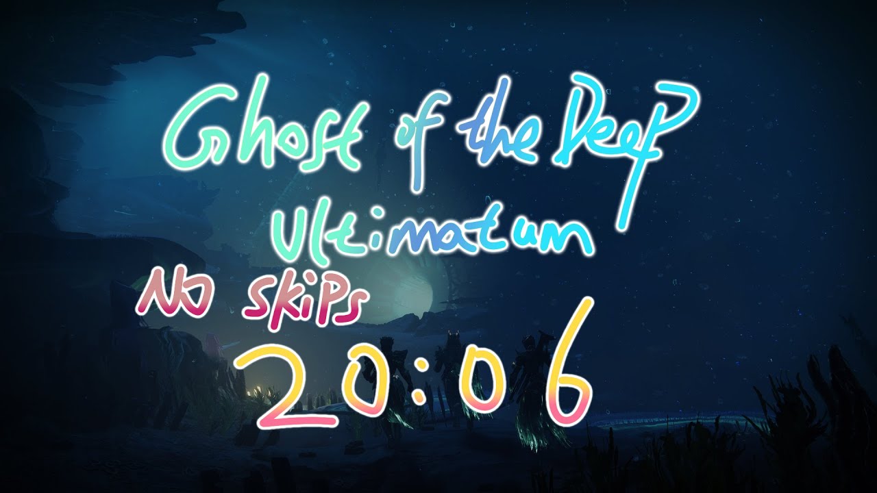 Ghost of the Deep Ultimatum speedrun 20:06(no skips) - YouTube