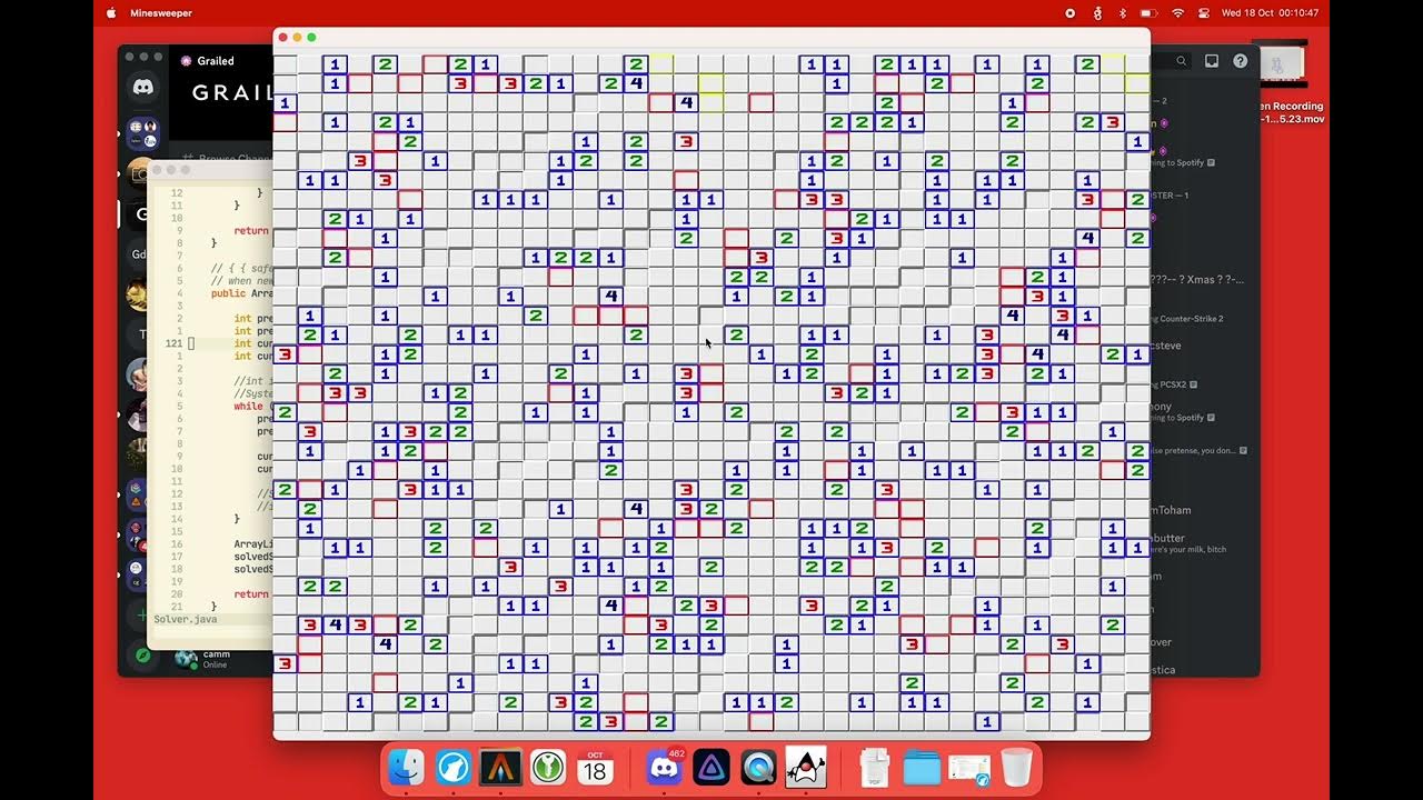 minesweeper solver - YouTube