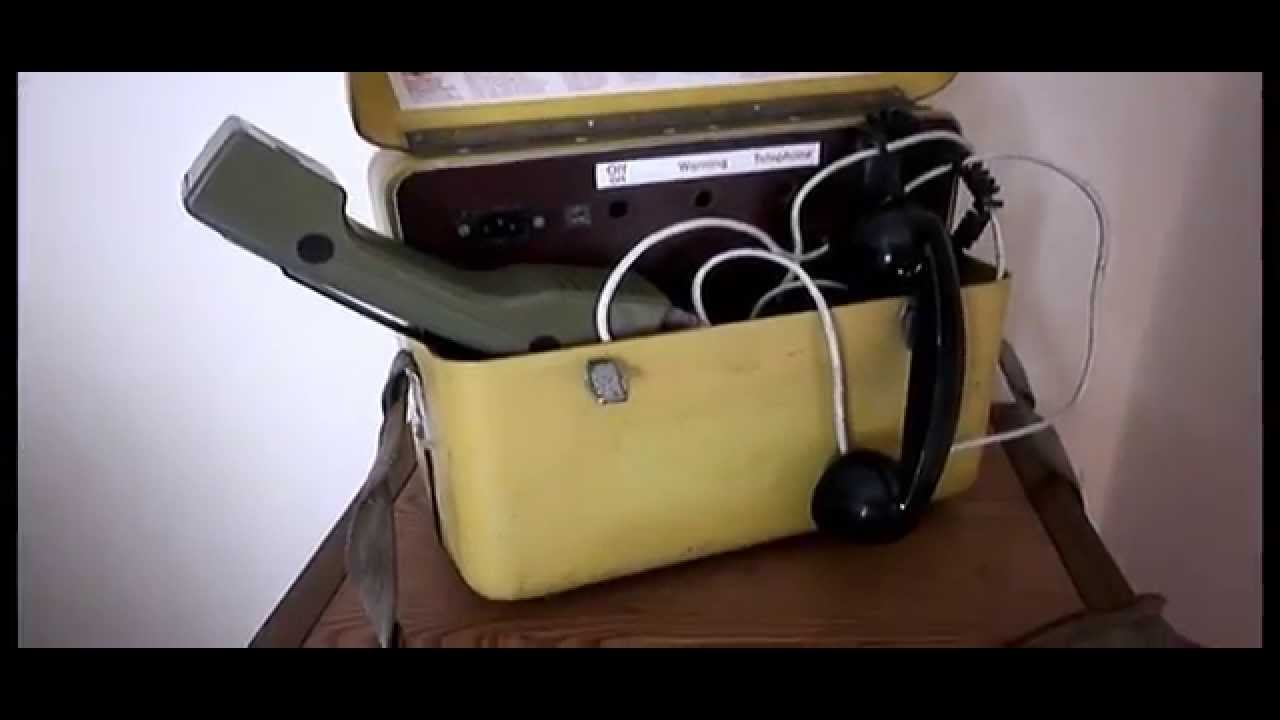 VINTAGE BRITISH RAIL PEEWEE TELEPHONE PORTABLE TRAIN WARNING EQUIPMENT ...