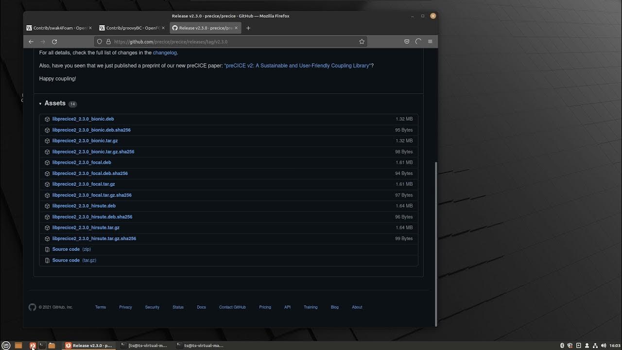 Install preCICE coupling library and compile the OpenFOAM adapter - YouTube