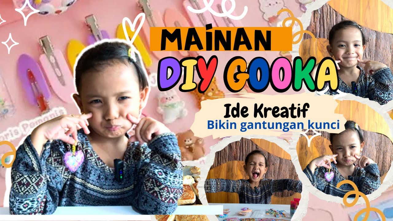 BIKIN GANTUNGAN KUNCI DARI DIY GOOKA 😍 SERU BANGET ‼️HARGANYA MURAH ...